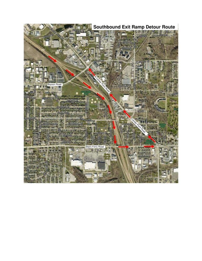 Press Release – Southbound Exit ramp and Entrance ramp – City of ...